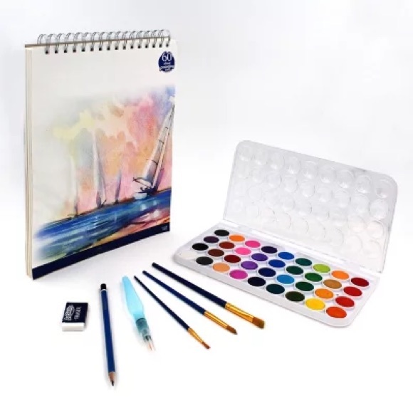 Other | Watercolor Paint Essentials Complete Set 44 Piece | Poshmark